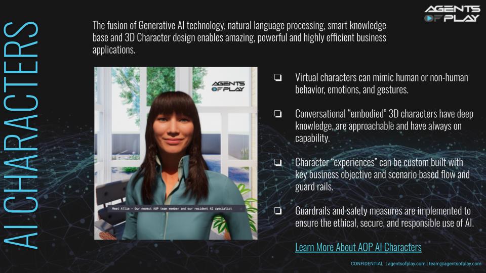 AOP AI Smart Characters – Agents of Play :: design & development studio ...