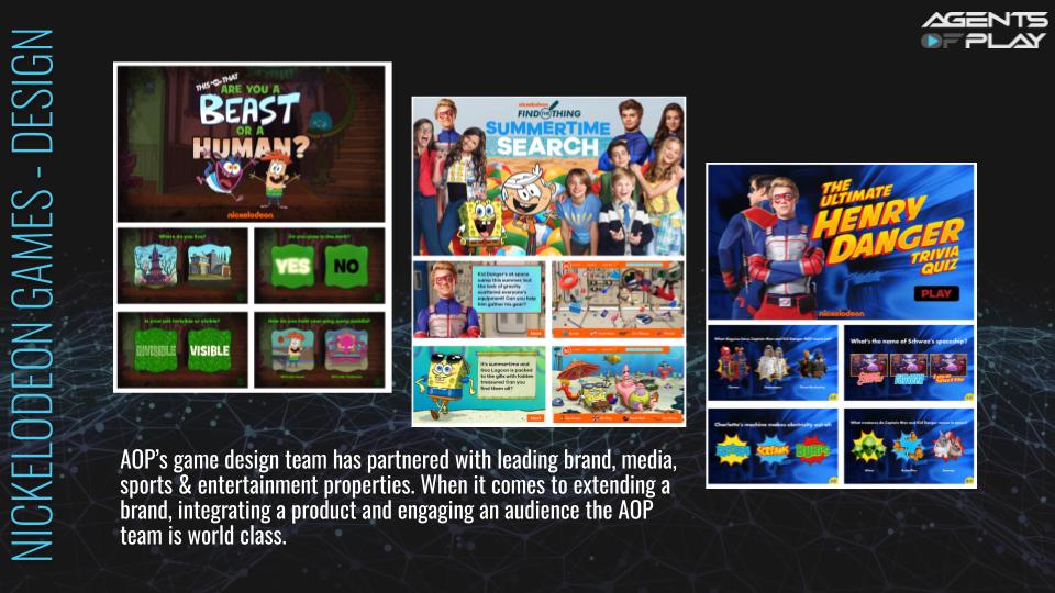 AOP Games & Gamification – Agents of Play :: Custom AI applications ...